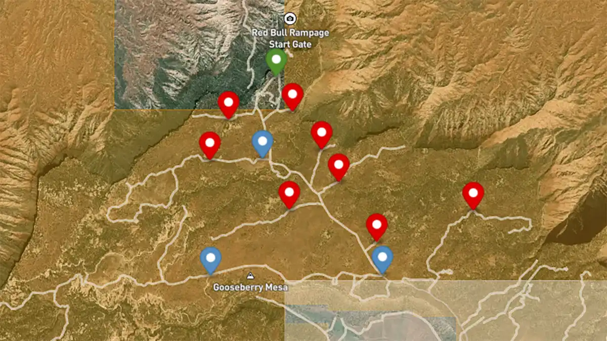Gooseberry Mesa Camping Map, Apple Valley, UT – Boondocker's Bible